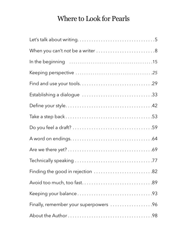 My pearls of writing wisdom are now totally shucked – Ned's Blog